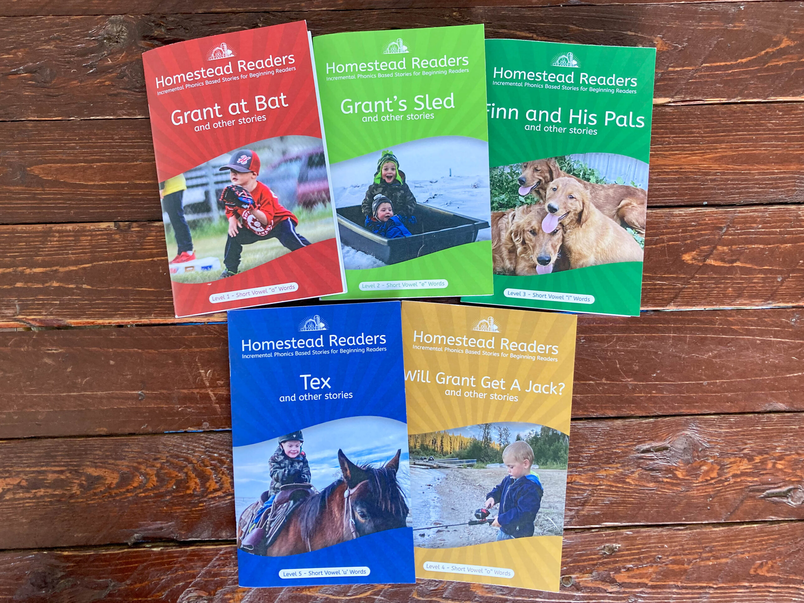 Set of 5 Homestead Readers - Levels 1-5 - Homestead Readers